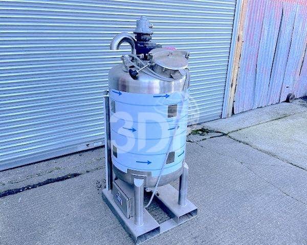 290 Litre Stainless Steel Process Vessel - 3Di process equipment
