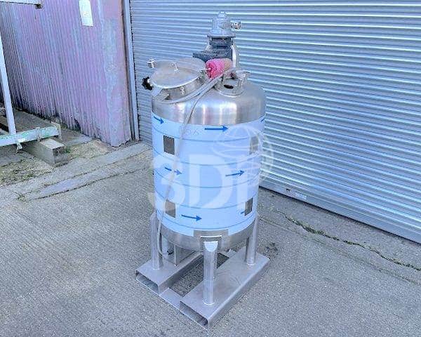 290 Litre Stainless Steel Process Vessel - 3Di process equipment