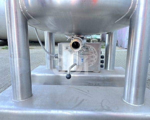 290 Litre Stainless Steel Process Vessel - 3Di process equipment
