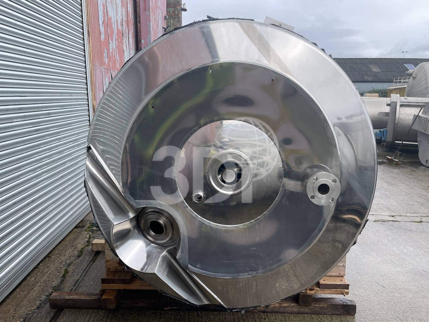 1,820 Litre Stainless Steel Jacketed Process Vessel - 3Di process equipment