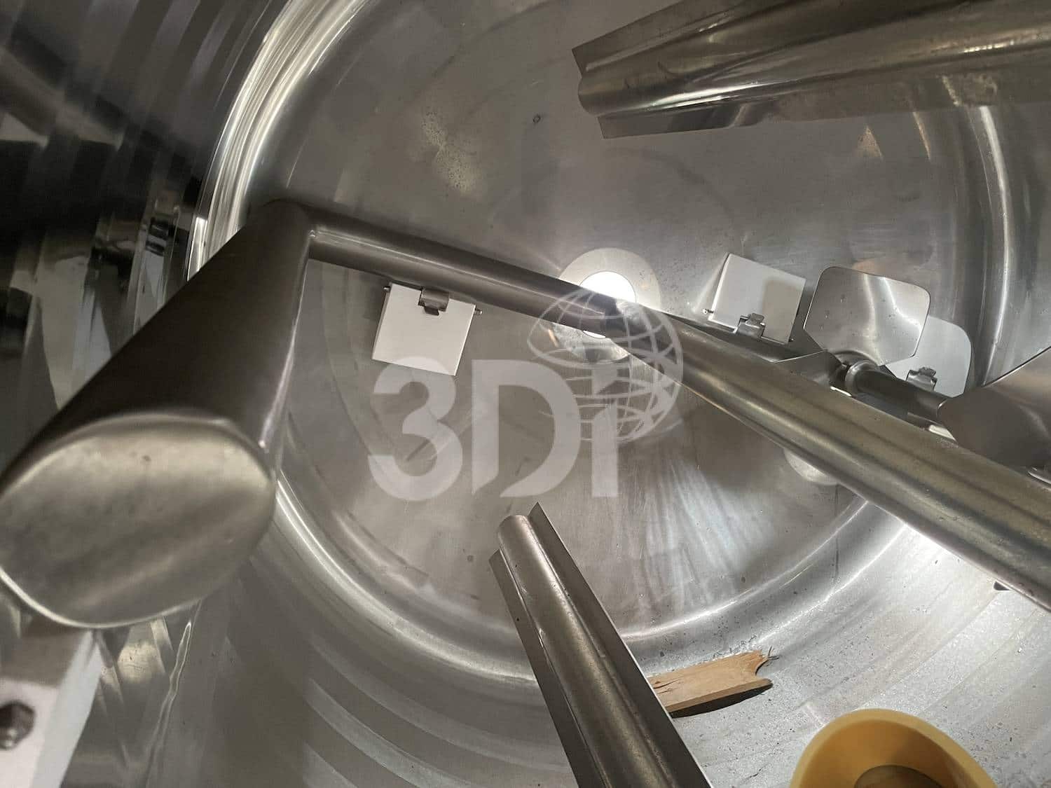 1,820 Litre Stainless Steel Jacketed Process Vessel - 3Di process equipment