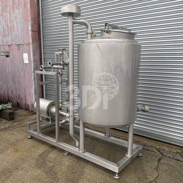 800 Litre Stainless Steel CIP Vessel - 3Di process equipment