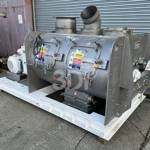 Gericke Multiflux Batch Mixer GMSH 2000 - 3Di process equipment