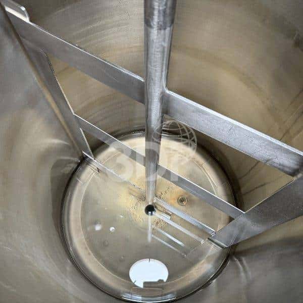 600 Litre Jacketed Stainless Mixing Vessel - 3Di process equipment