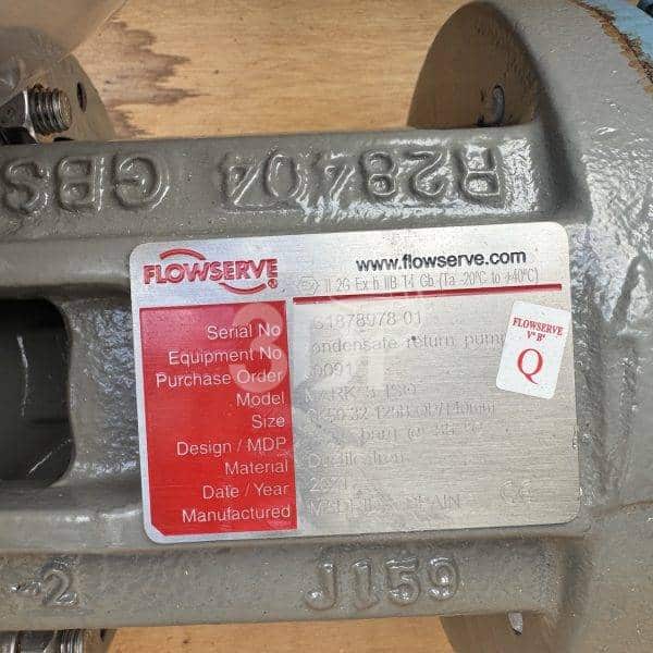 Flowserve Mark 3 ISO Close Coupled Process Pump